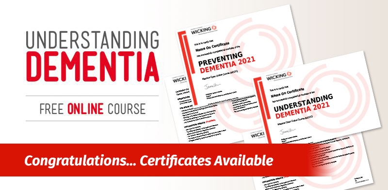 Understanding Dementia - Congratulations and certificates still ...